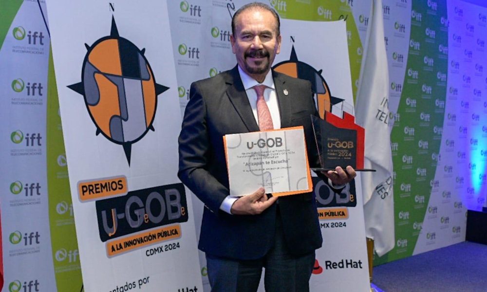 Recibe Pedro Rodríguez premio U-GOB por el desarrollo de la aplicación ...